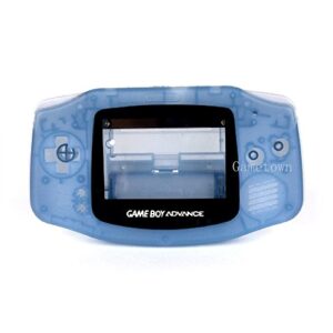 New Replacement Full Housing Shell Cover Case Pack Backlight Backlit for Gameboy Advance GBA Repair Part-Luminous Blue Edition