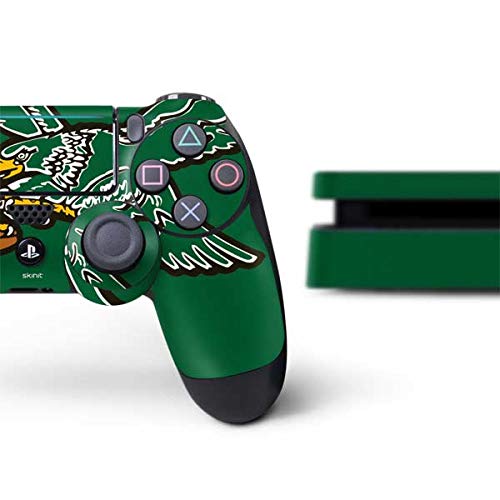 Skinit Decal Gaming Skin Compatible with PS4 Slim Bundle - Officially Licensed NFL Philadelphia Eagles Retro Logo Design