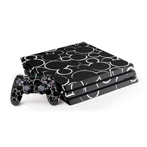 skinit decal gaming skin compatible with ps4 pro bundle - officially licensed disney mickey mouse logo pattern design