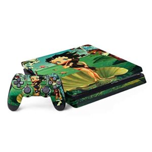 skinit decal gaming skin compatible with ps4 slim bundle - officially licensed betty boop betty boop at sea design