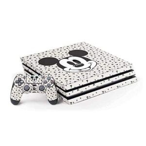 skinit decal gaming skin compatible with ps4 pro bundle - officially licensed disney mickey mouse classic design