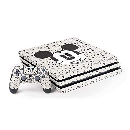 Skinit Decal Gaming Skin Compatible with PS4 Pro Bundle - Officially Licensed Disney Mickey Mouse Classic Design