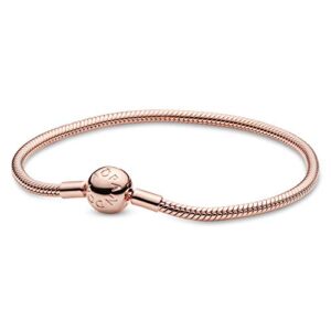 pandora smooth rose clasp bracelet