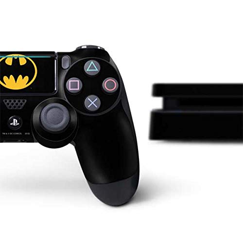 Skinit Decal Gaming Skin Compatible with PS4 Slim Bundle - Officially Licensed Warner Bros Batman Logo Design