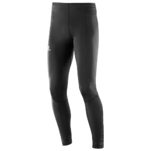 salomon men's agile long tight , black, medium