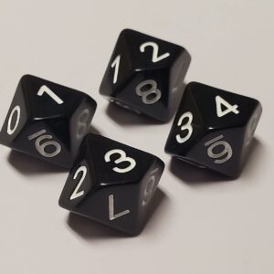 quEmpire Spindown d10 Dice (4 Pack) Great for Magic: The Gathering