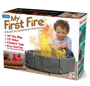 prank-o my first fire prank gift box – empty box for wrapping real presents – hilarious fake packaging for birthdays, christmas, and holidays – fun gag gift box for men, women, and kids