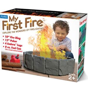 Prank-O My First Fire Prank Gift Box – Empty Box for Wrapping Real Presents – Hilarious Fake Packaging for Birthdays, Christmas, and Holidays – Fun Gag Gift Box for Men, Women, and Kids