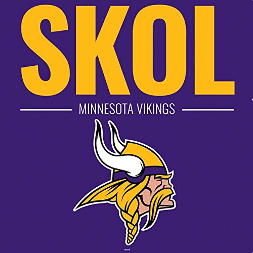 Skinit Decal Gaming Skin Compatible with PS4 Pro Console and Controller Bundle - Officially Licensed NFL Minnesota Vikings Team Motto Design