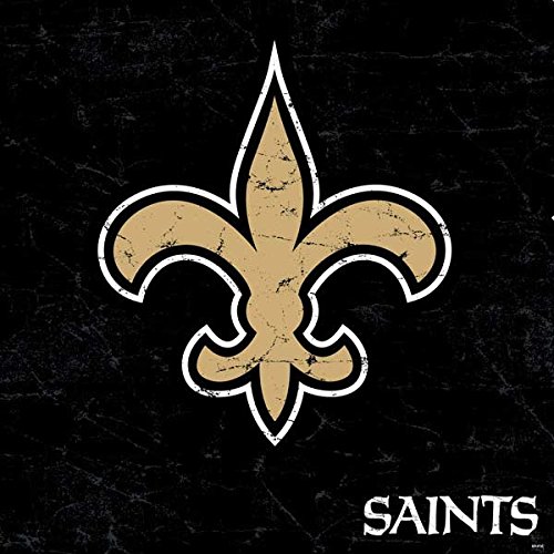 Skinit Decal Gaming Skin Compatible with PS4 Slim Bundle - Officially Licensed NFL New Orleans Saints Distressed Design