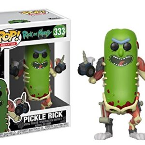 Funko Pop Animation Rick & Morty Pickle Rick, Pickle Rick (w/Laser) Vinyl Figures SET