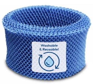 natural-breeze washable & reusable replacement filter compatible replacement with honeywell hc-14 e filter, bestair h75, holmes hwf75, hf222, hwf75pdq-u wick filter