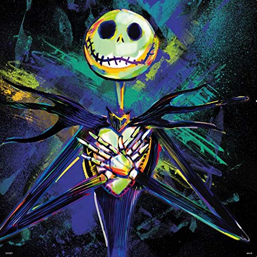 Skinit Decal Gaming Skin Compatible with PS4 Slim Bundle - Officially Licensed Disney The Nightmare Before Christmas Jack Skellington Art Design