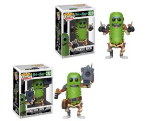 funko pop animation rick & morty pickle rick, pickle rick (w/laser) vinyl figures set