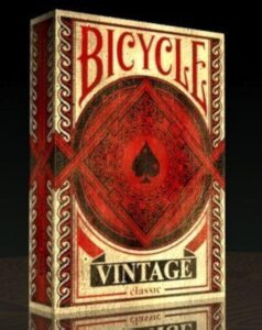 vintage playing cards by bicycle