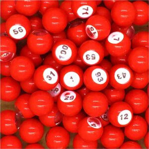 tapp collections raffle balls number set (1-100)