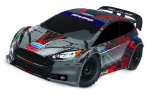 traxxas 1/10 scale remote control awd ford fiesta st rally race car with tq 2.4ghz radio