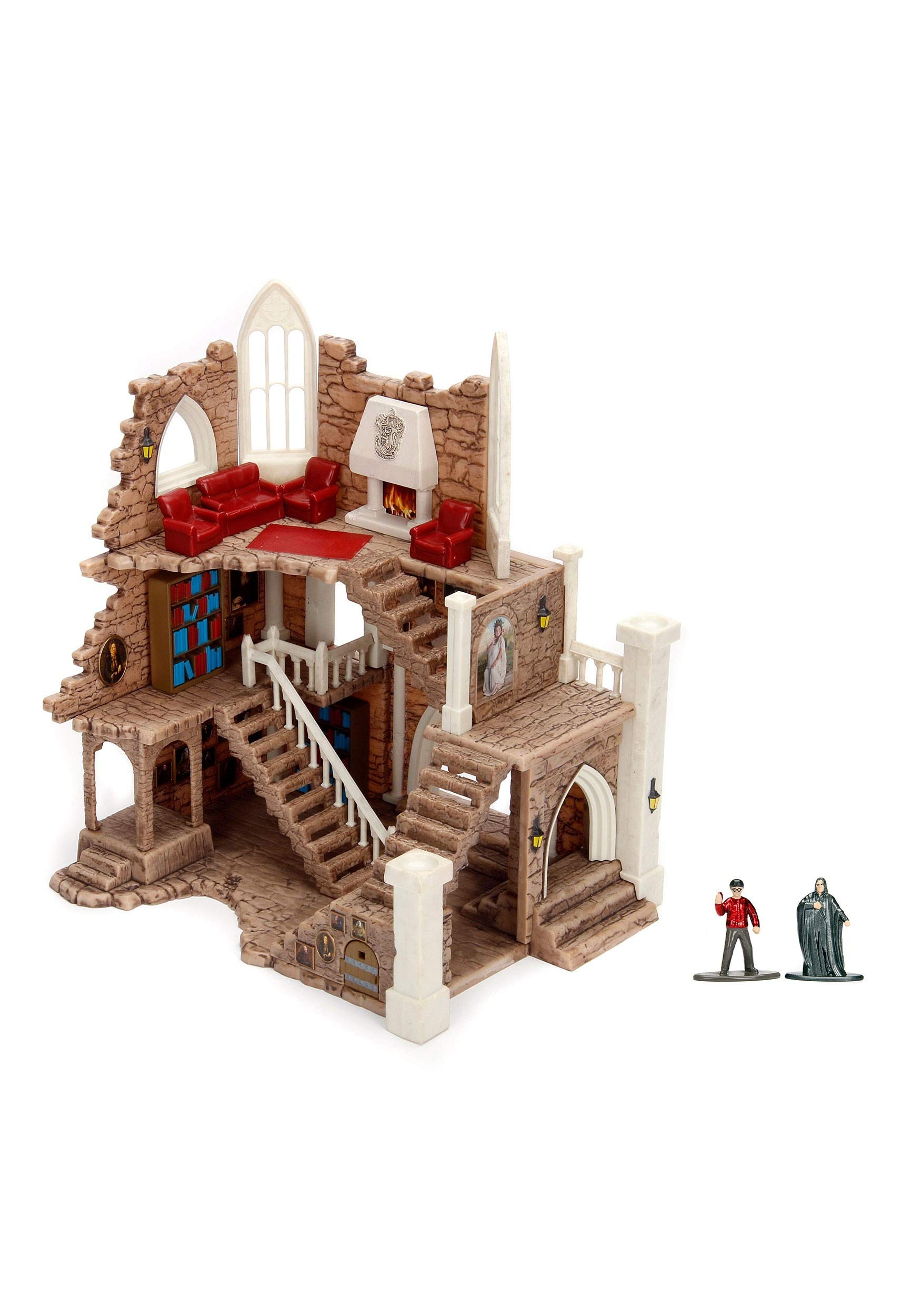 Nano Metalfigs Nanoscene Harry Potter Gryffindor Tower Collectors Environment with 2 Exclusive Figures (32 Piece)