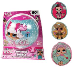 lol - surprise puzzle (15 in x 13 in) 60 pieces - based on the hottest new craze - the l.o.l. surprise! doll