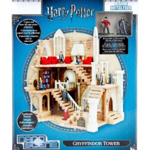 Nano Metalfigs Nanoscene Harry Potter Gryffindor Tower Collectors Environment with 2 Exclusive Figures (32 Piece)