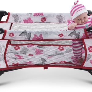 Litti Pritti Take Along Travel Crib Pack and Play Accessory for Dolls - Perfect for 18" Dolls