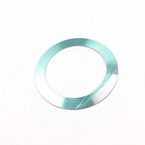 2 x UMD Back Door Cover Decorate Rims Steel Silver Ring with Adhesive for PSP 1000 2000 Replacement Part