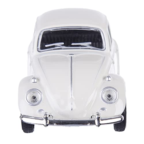 Berry President 1967 Classic Beetle Bug Vintage 1/32 Scale Diecast Metal Pull Back Car Model Toy for Gift/Kids (Beige)