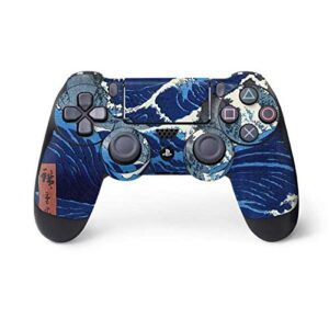 skinit decal gaming skin for ps4 controller - officially licensed bridgeman art view of the naruto whirlpools at awa design