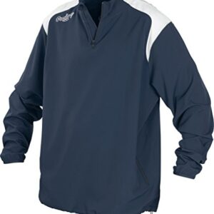 Rawlings Baseball Youth Boy's Long Sleeve Quarter-Zip Jacket