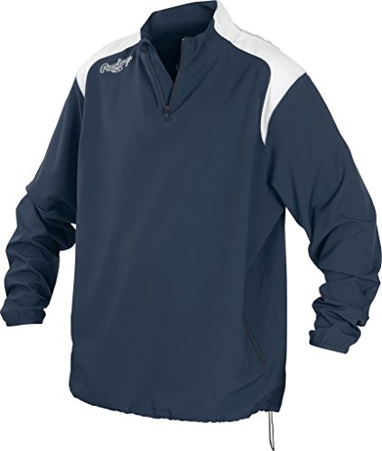 Rawlings Baseball Youth Boy's Long Sleeve Quarter-Zip Jacket