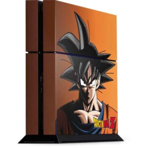 skinit decal gaming skin compatible with ps4 console - officially licensed dragon ball z goku portrait design