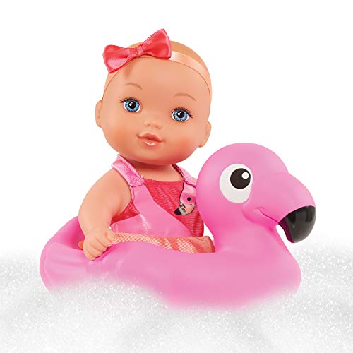 Waterbabies Doll Bathtime Fun, Flamingo, Water Filled Baby Doll Bath Toy and Accessories