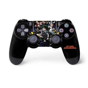 skinit decal gaming skin for ps4 controller - officially licensed funimation my hero academia main poster design