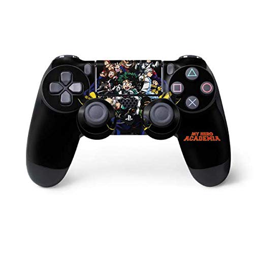 Skinit Decal Gaming Skin for PS4 Controller - Officially Licensed Funimation My Hero Academia Main Poster Design