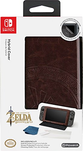 PowerA Hybrid Cover - Zelda Hylian Crest Leatherette - Nintendo Switch