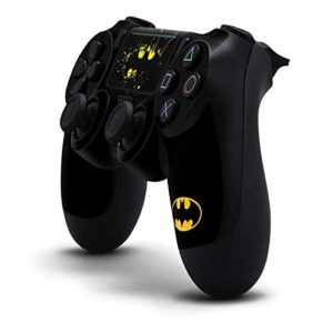 Skinit Decal Gaming Skin for PS4 Pro/Slim Controller - Officially Licensed Warner Bros Batman Logo Yellow Splash Design