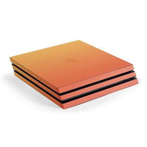 skinit decal gaming skin compatible with ps4 pro console - originally designed orange ombre design