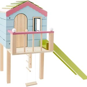 Lottie Dollhouse by Lottie | Wooden Tree House for Lottie Dolls | Wooden Doll House Playset | Made with Real Wood