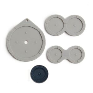 silicone conductive rubber pads for nintendo gameboy advance sp for gba sp console buttons repair replacement part