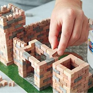 Wise Elk Toy Dragon's Castle Construction Set, Real Plaster Bricks, Gypsum Reusable Building Kit, 1080 Piece