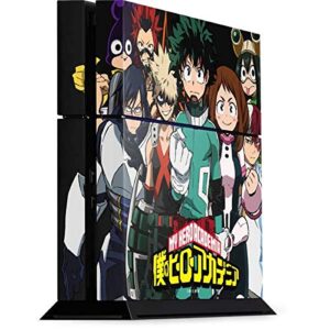 skinit decal gaming skin for ps4 console - officially licensed funimation my hero academia design