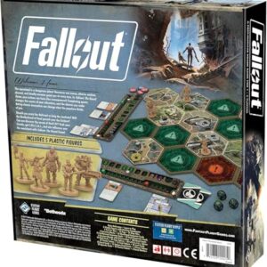 Fallout The Board Game (Base) | Strategy | Apocalyptic Adventure Game for Adults and Teens | Ages 14 and up | 1 to 4 Players | Average Playtime 2-3 Hours | Made by Fantasy Flight Games