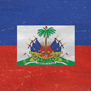 Skinit Decal Gaming Skin for PS4 Console - Originally Designed Haitian Flag Distressed Design