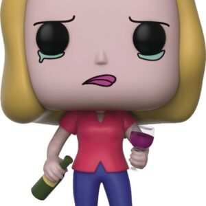 Funko Pop! Animation: Rick and Morty Beth with Wine Glass Collectible Figure