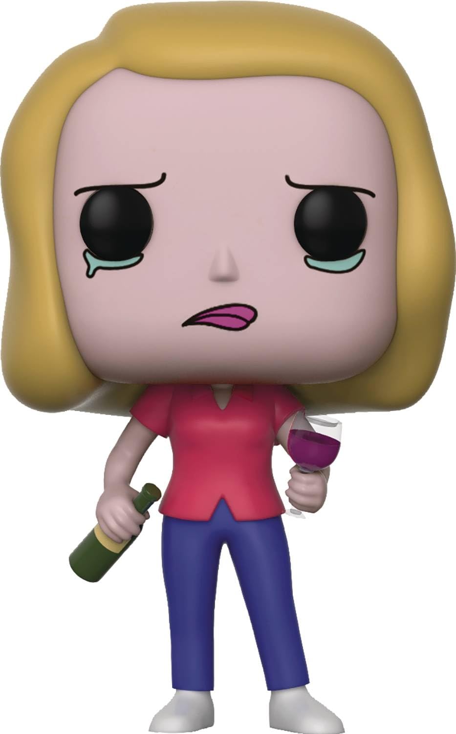 Funko Pop! Animation: Rick and Morty Beth with Wine Glass Collectible Figure