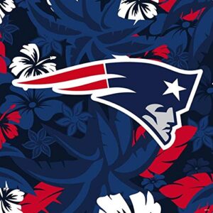 Skinit Decal Gaming Skin Compatible with PS4 Pro/Slim Controller - Officially Licensed NFL New England Patriots Tropical Print Design