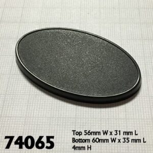 REAPER 60x35mm Oval Gaming Bases