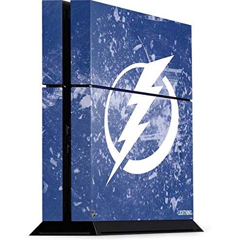 Skinit Decal Gaming Skin for PS4 Console - Officially Licensed NHL Tampa Bay Lightning Frozen Design