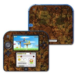 mightyskins skin compatible with nintendo 2ds - river stones | protective, durable, and unique vinyl decal wrap cover | easy to apply, remove, and change styles | made in the usa