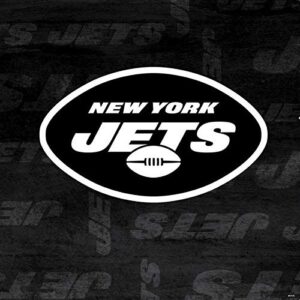 Skinit Decal Gaming Skin Compatible with PS4 Console - Officially Licensed NFL New York Jets Black & White Design